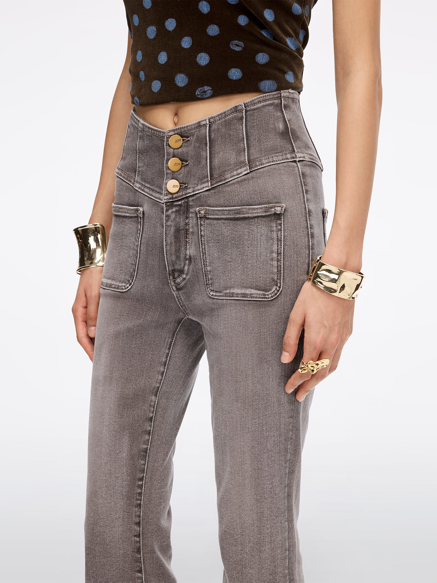 Slim-Fit Flared Jeans-GLENDA PLUS 5 - MISS SIXTY